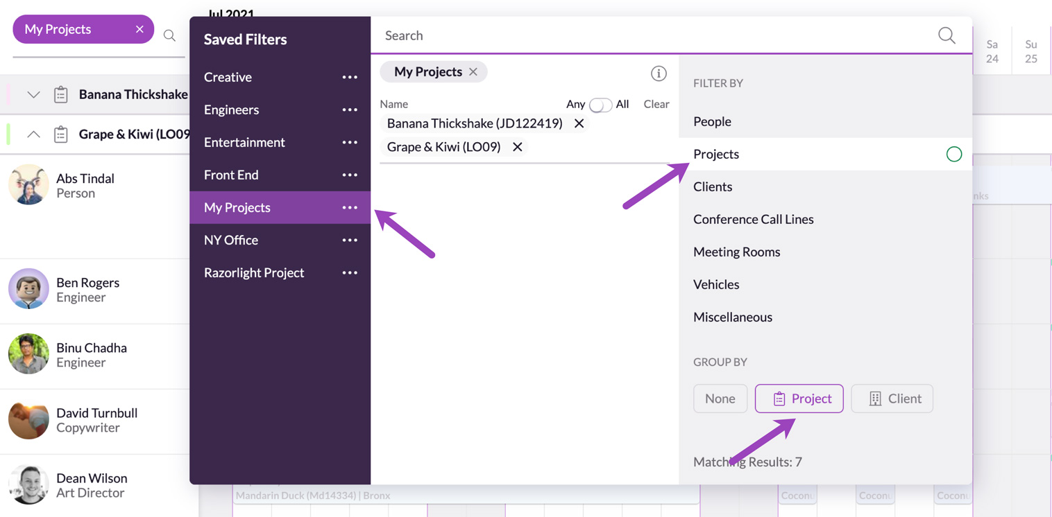 New feature – get a better view of your projects