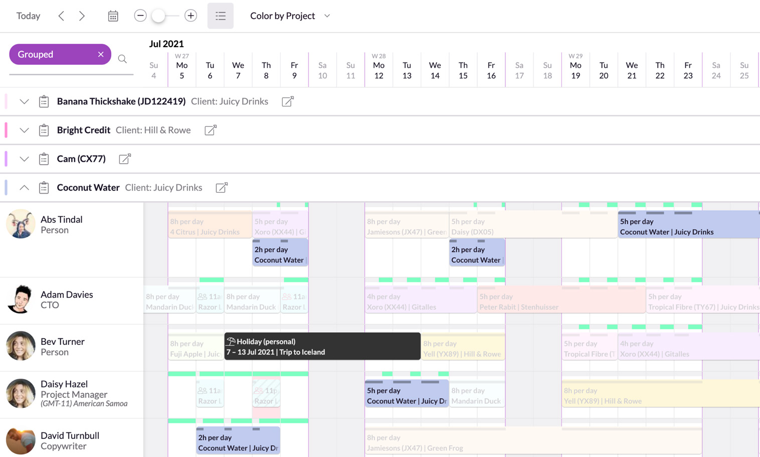 New feature – get a better view of your projects