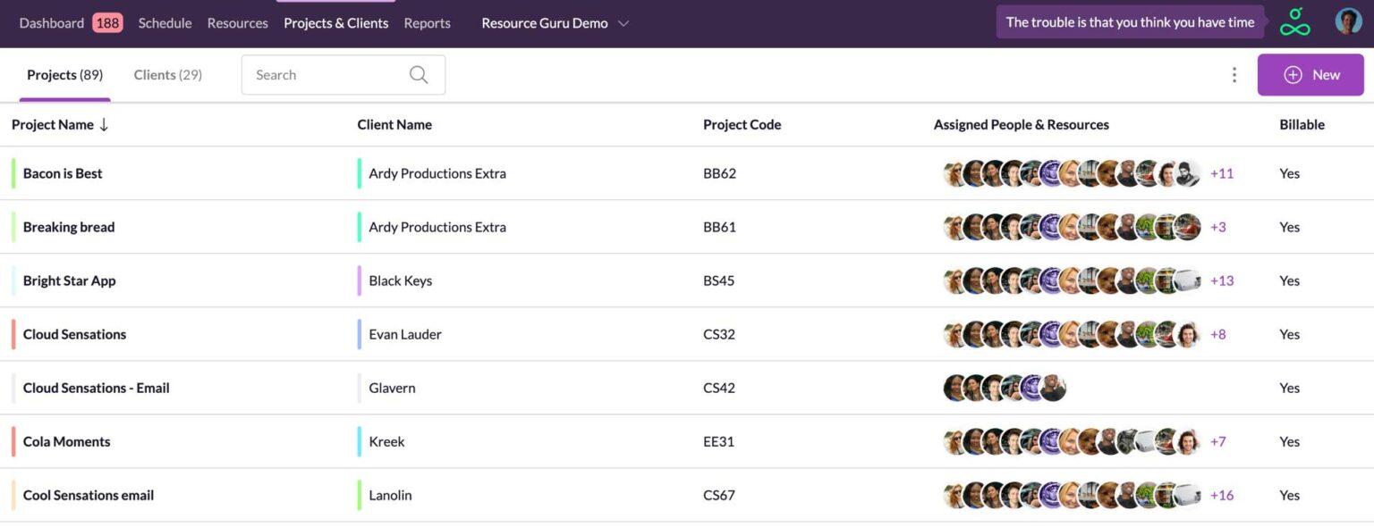 Meet the modernised Projects & Clients section