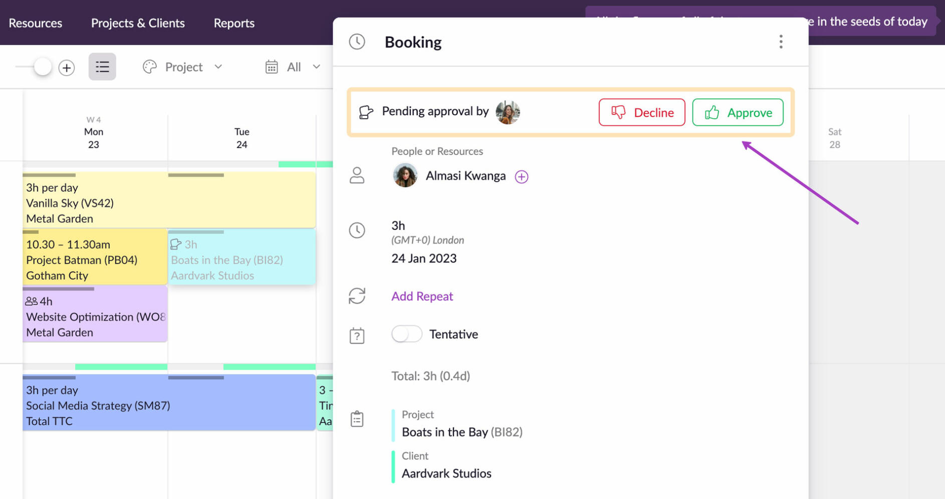 New Feature – Booking Approval Workflow for In-Demand People