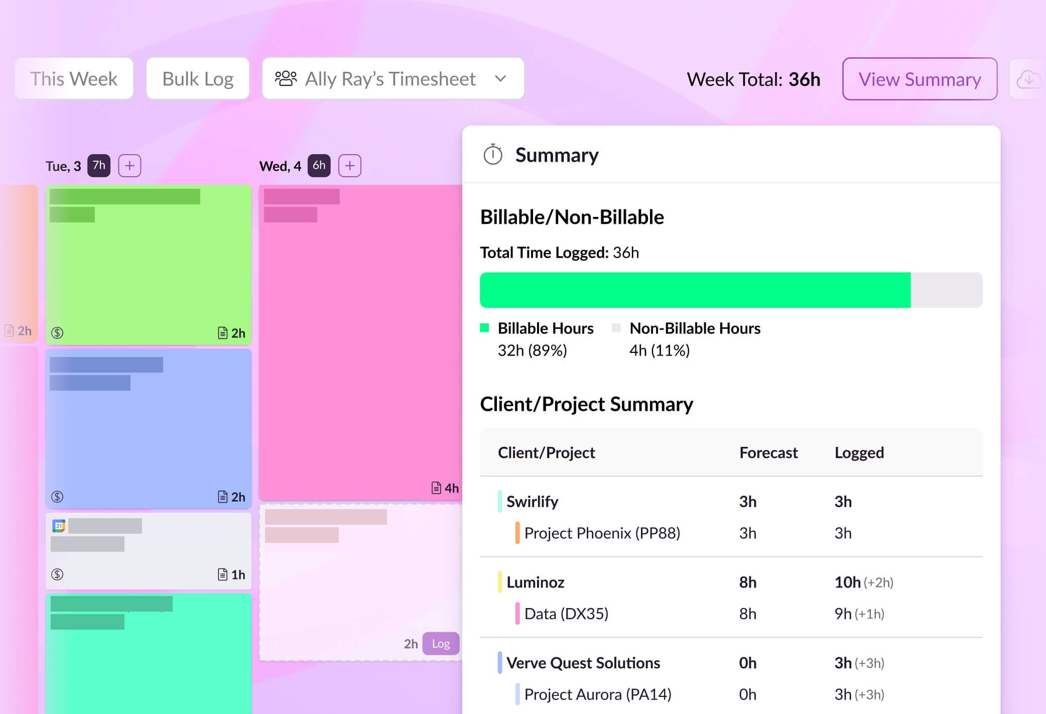 Easy Online Timesheets | Resource Guru