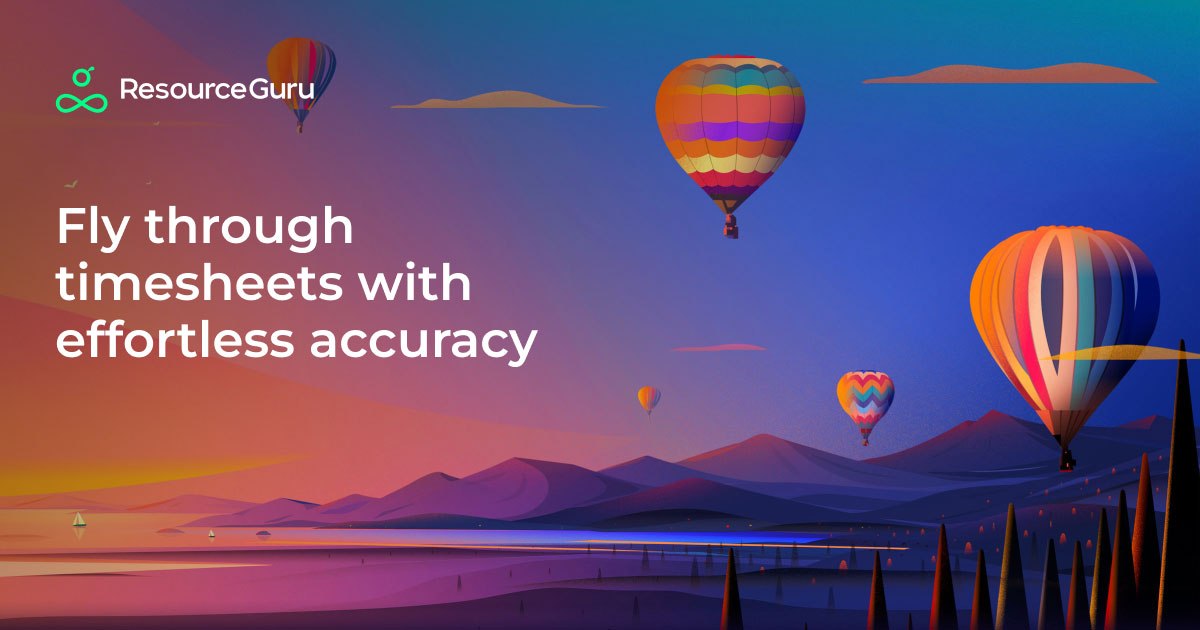 Easy Online Timesheets | Resource Guru